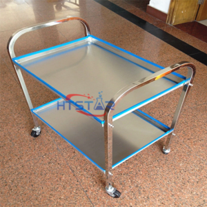 Laboratory Instrument Cart with Four Wheels HTSTAR Science Lab Teaching ...