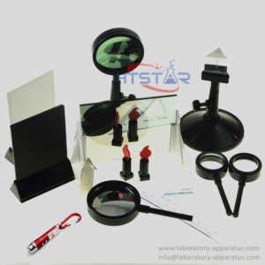 Optical Set Students Use Prism Convex Lens Concave Lens Laboratory ...