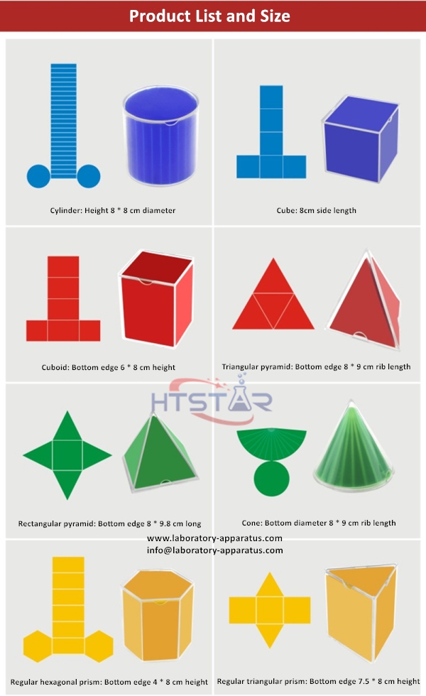 Geometric Surface Area Expansion Model Students Math Learning Equipment ...