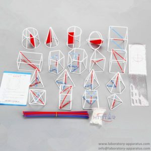 Geometric Frame Model Set 18pcs Small DIY Studens Geometry Mathematics ...