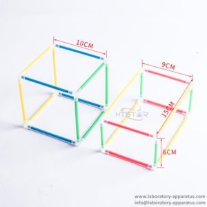 Geometric Frame Model Set Two Primary Students DIY Colourful Math Tools ...