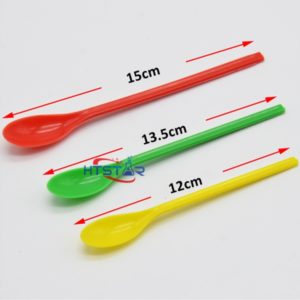 Lab Plastic Spatulas Set 3 Colors Chemical Experiment Spoons Laboratory ...