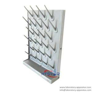 Laboratory Plastic Draining Rack 27 & 52 Rods Beaker Drying Rack Single ...