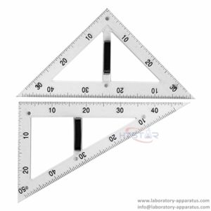 Transparent Math Geometry Set Teacher Magnetic Triangle Protractor ...