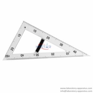 Transparent Math Geometry Set Teacher Magnetic Triangle Protractor ...