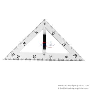 Transparent Math Geometry Set Teacher Magnetic Triangle Protractor ...