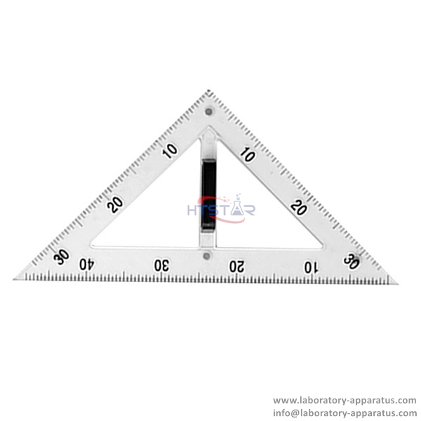 Transparent Math Geometry Set Teacher Magnetic Triangle Protractor ...