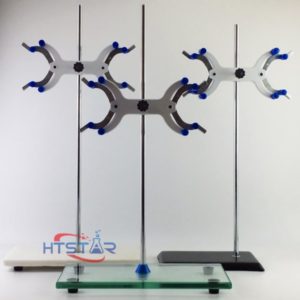 Titration Stand Cast Iron Base Blue 58cm with Metal Clips Quality Lab ...